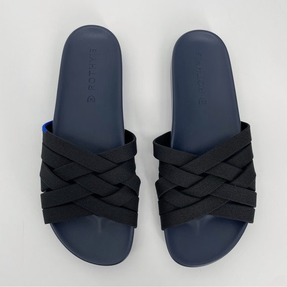 Rothy's | Shoes | Rothys The Slide Night Sky Slides Black Dark Navy ...